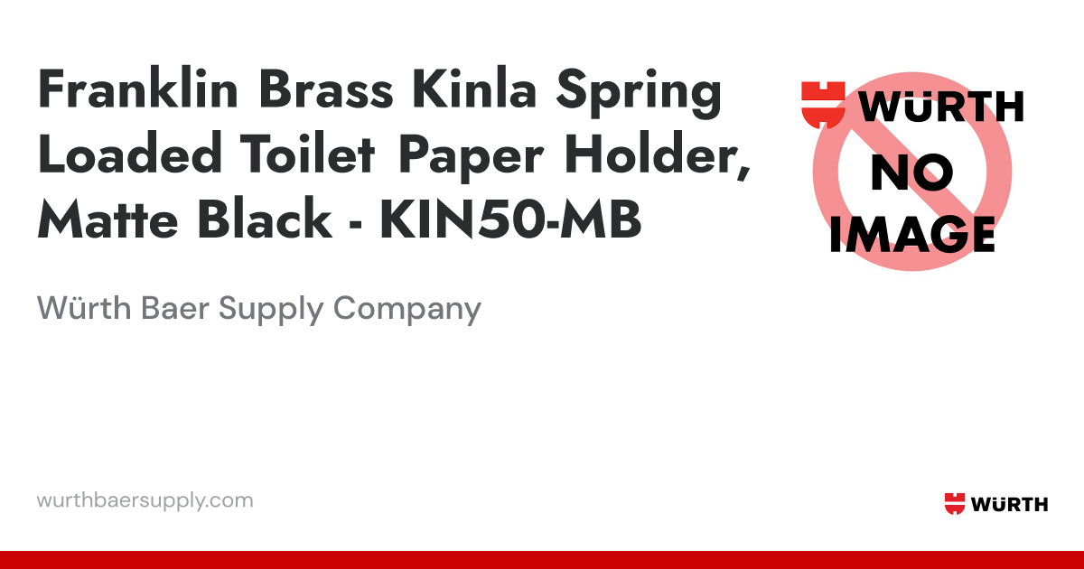 Franklin Brass Kinla Spring Loaded Toilet Paper Holder, Matte Black ...
