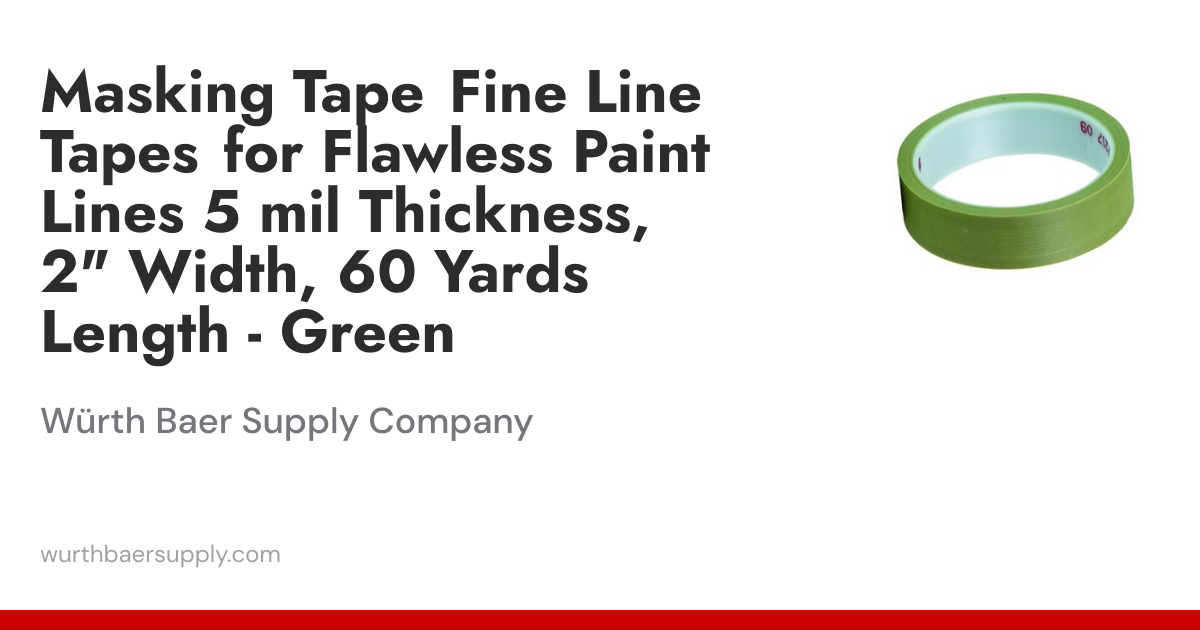 Masking Tape Fine Line Tapes for Flawless Paint Lines 5 mil Thickness ...