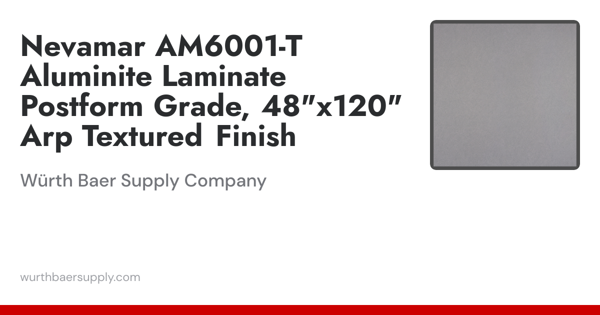 Nevamar Laminate AM6001-T Aluminite Horizontal Postforming Grade Arp ...
