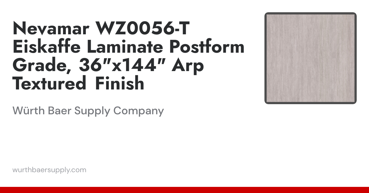 Nevamar WZ0056-T Eiskaffe Laminate Postform Grade, 36"x144" Arp ...