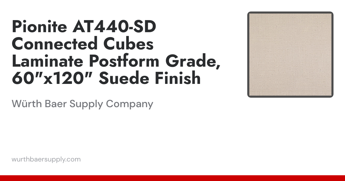 Pionite AT440-SD Connected Cubes Laminate Postform Grade, 60"x120 ...