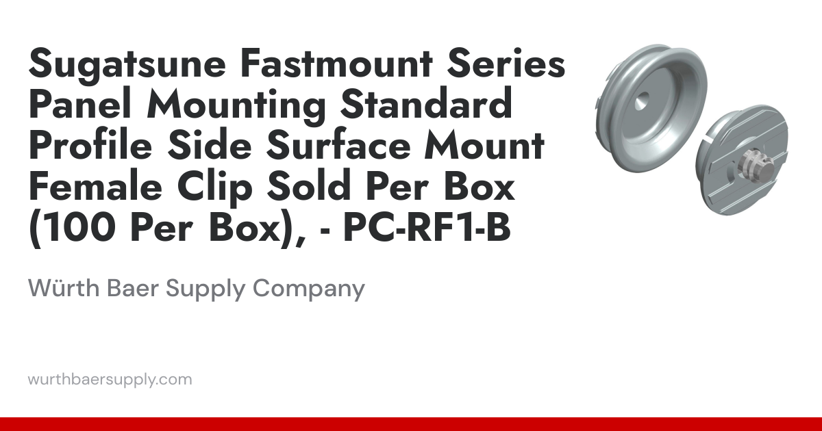 Sugatsune Fastmount Series Panel Mounting Standard Profile Side Surface ...