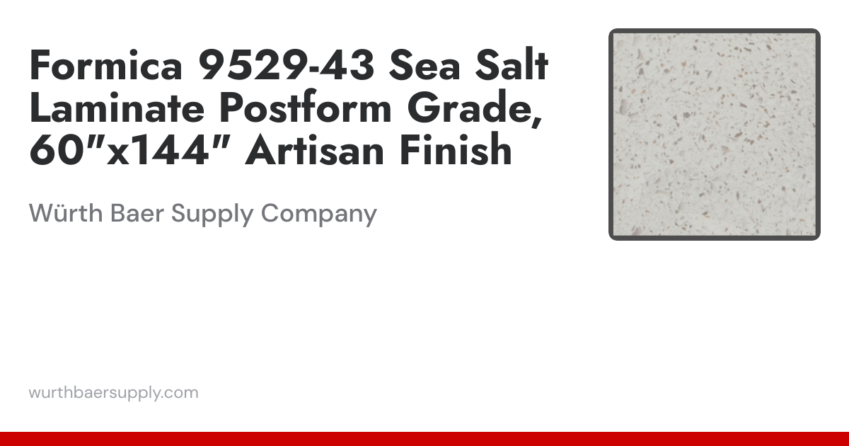 Formica 9529-43 Sea Salt Laminate Postform Grade, 60"x144" Artisan ...