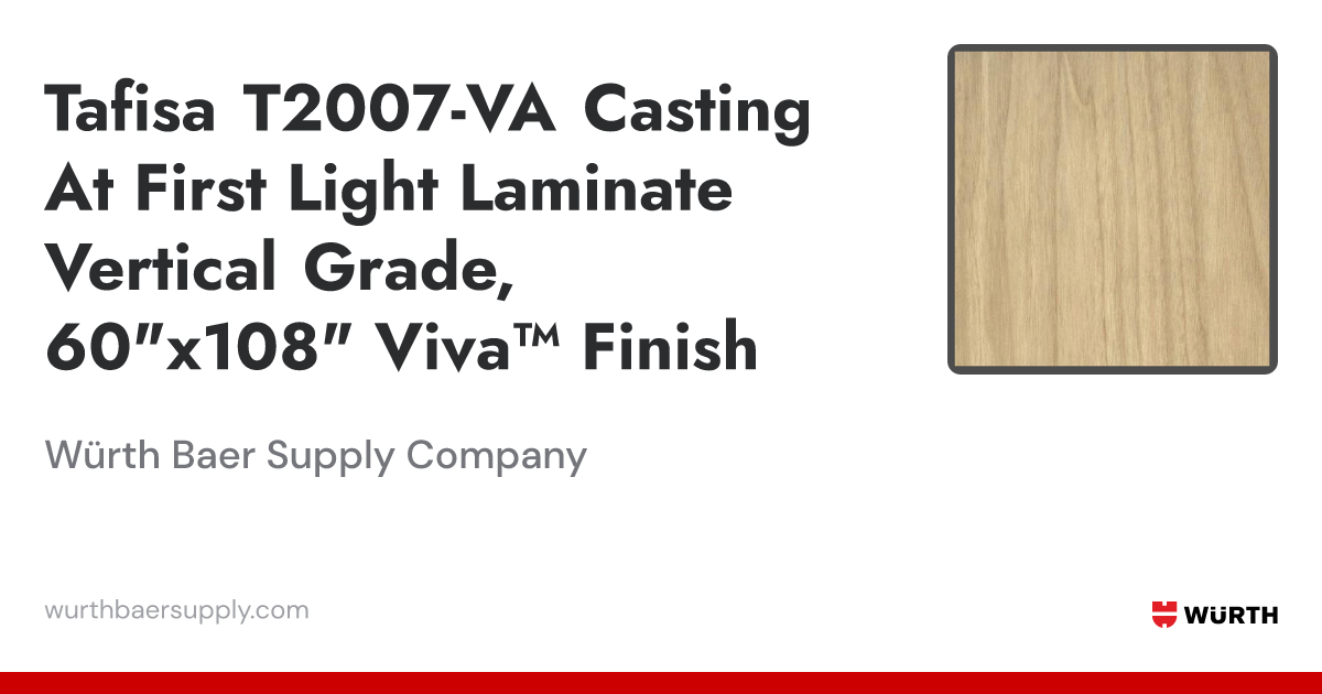 Tafisa T2007-VA Casting At First Light Laminate Vertical Grade, 60"x108 ...