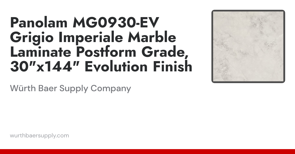 Panolam MG0930-EV Grigio Imperiale Marble Laminate Postform Grade, 30 ...