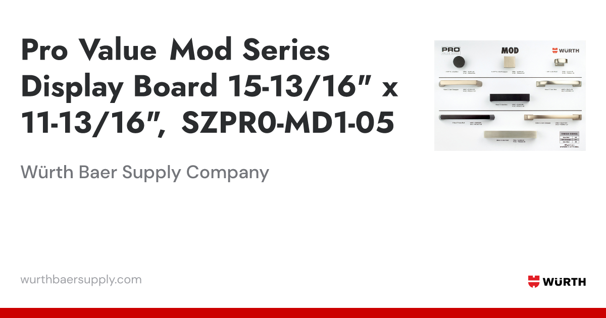 Pro Value Mod Series Display Board 15-13/16" x 11-13/16", SZPR0-MD1-05 ...