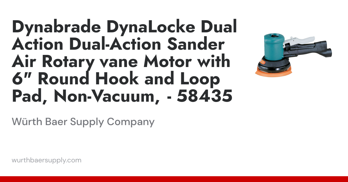 Dynabrade DynaLocke Dual Action Dual-Action Sander Air Rotary vane ...