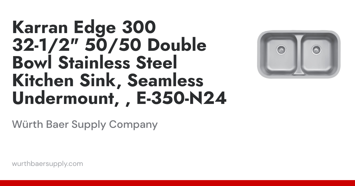 Karran Edge 300 32-1/2