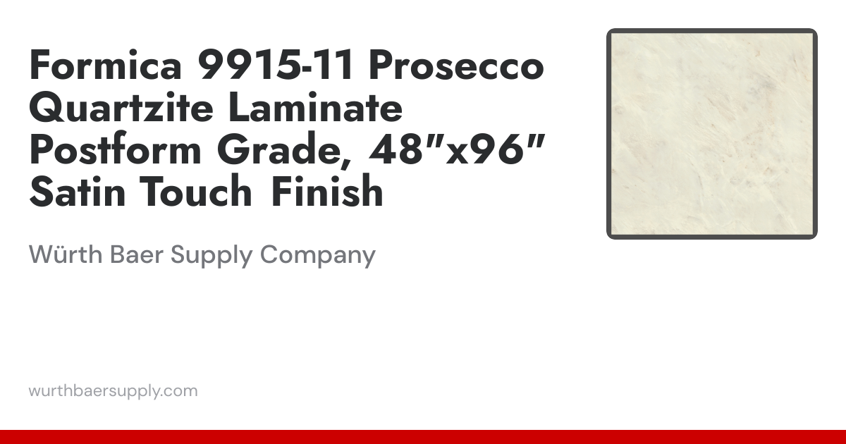 Formica 9915-11 Prosecco Quartzite Laminate Postform Grade, 48"x96 ...