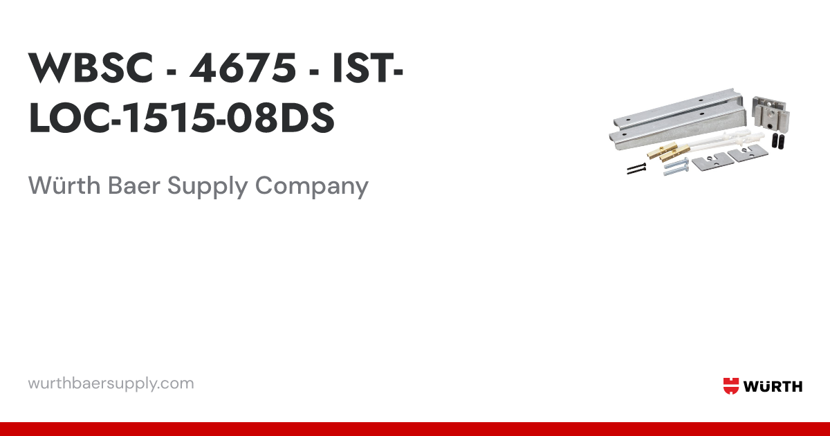 T-LOC-1515 8" Floating Shelf Bracket for Drywall/Steel Stud | Würth ...