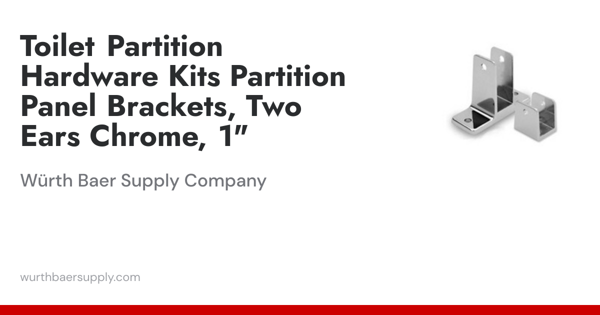 Toilet Partition Hardware Kits Partition Panel Brackets, Two Ears ...