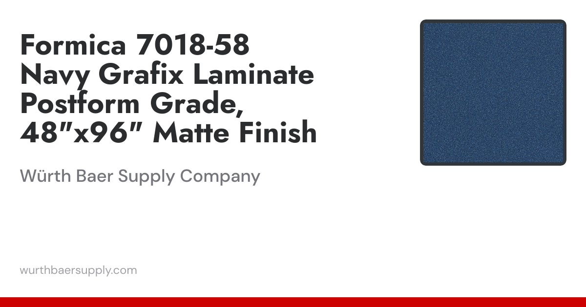 Formica 7018-58 Navy Grafix Laminate Postform Grade, 48"x96" Matte ...