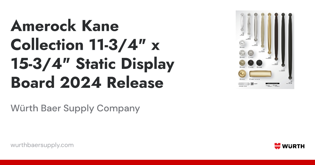 Amerock Kane Collection 11-3/4" x 15-3/4" Static Display Board 2024 ...