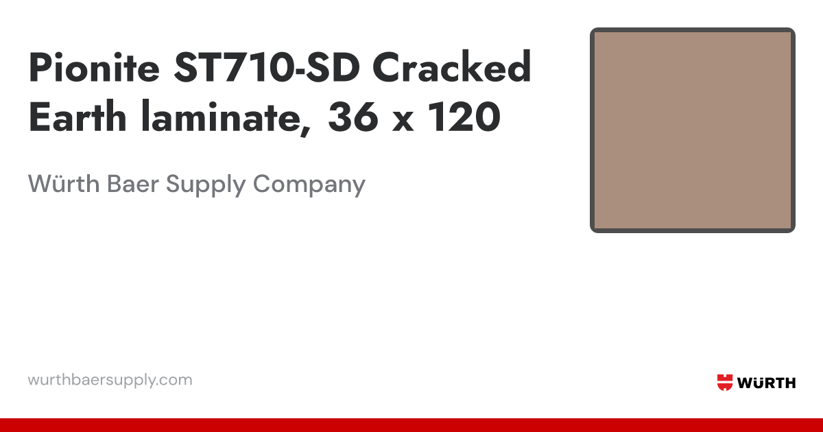 Pionite ST710-SD Cracked Earth Laminate Vertical Grade, 36"x120" Suede ...