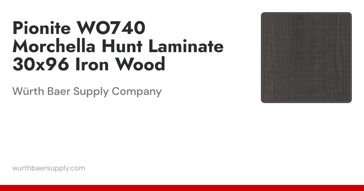 Pionite WO740 Morchella Hunt Laminate Postform Grade, 30"x96" Iron Wood ...